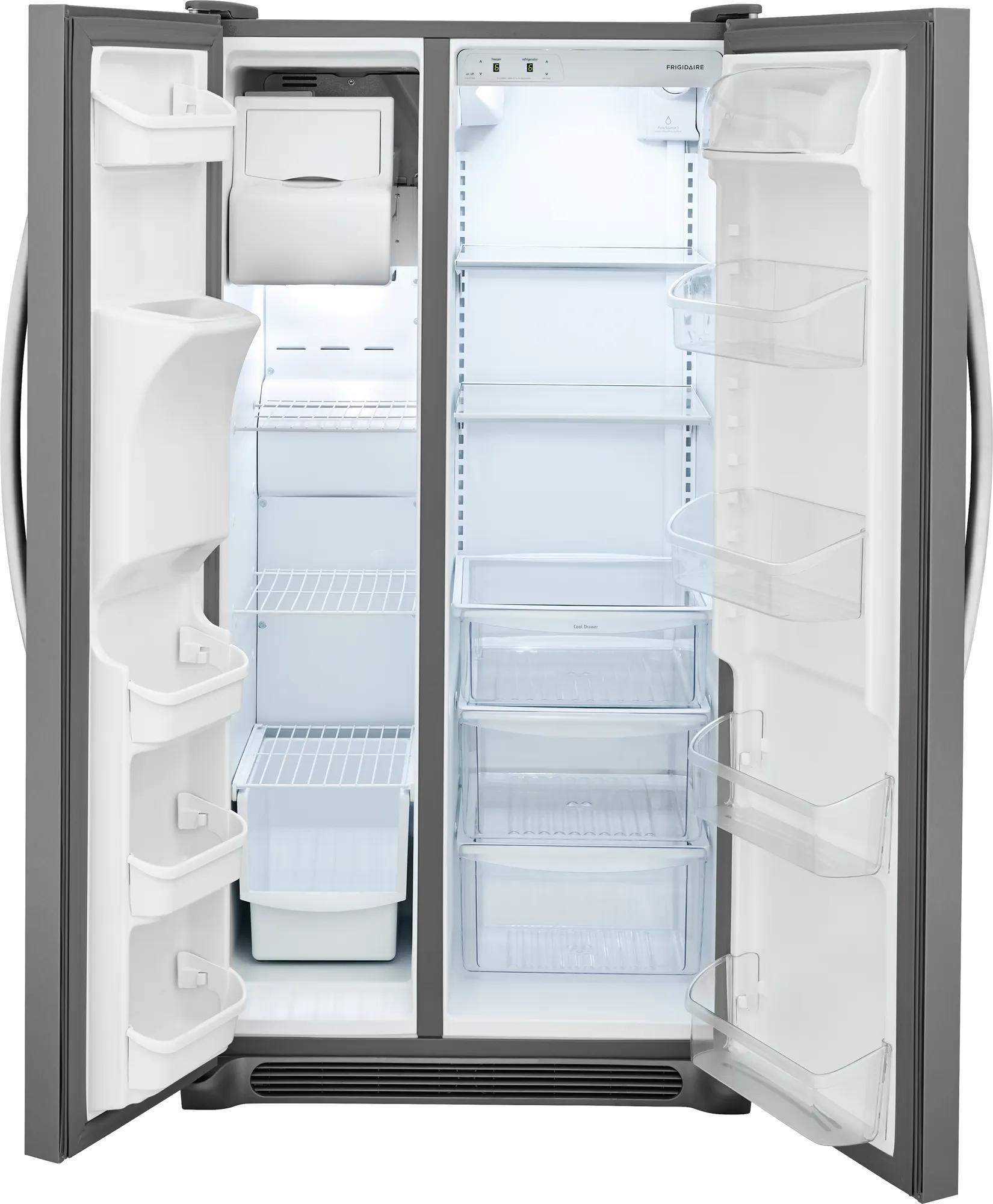 25.5 Cu. Ft. Side-by-Side Refrigerator Stainless Steel-FFSS2615TS ...