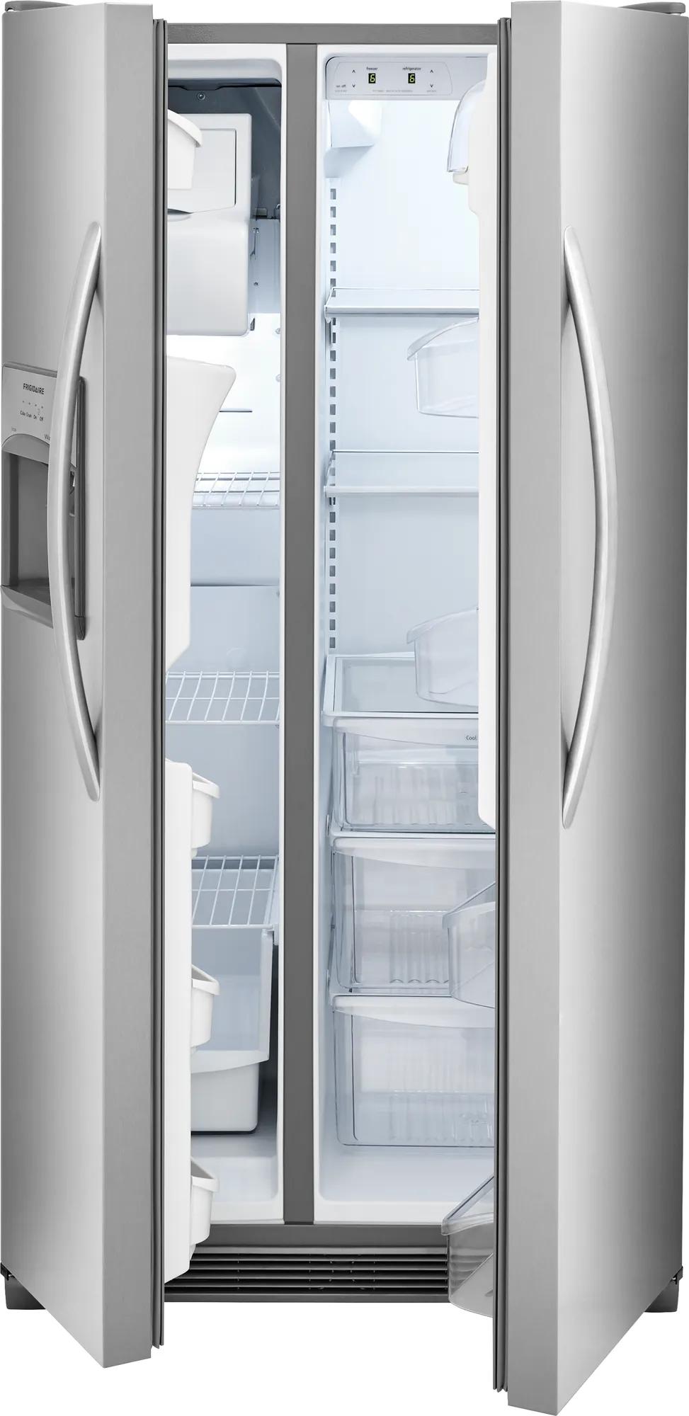 25.5 Cu. Ft. Side-by-Side Refrigerator Stainless Steel-FFSS2615TS ...