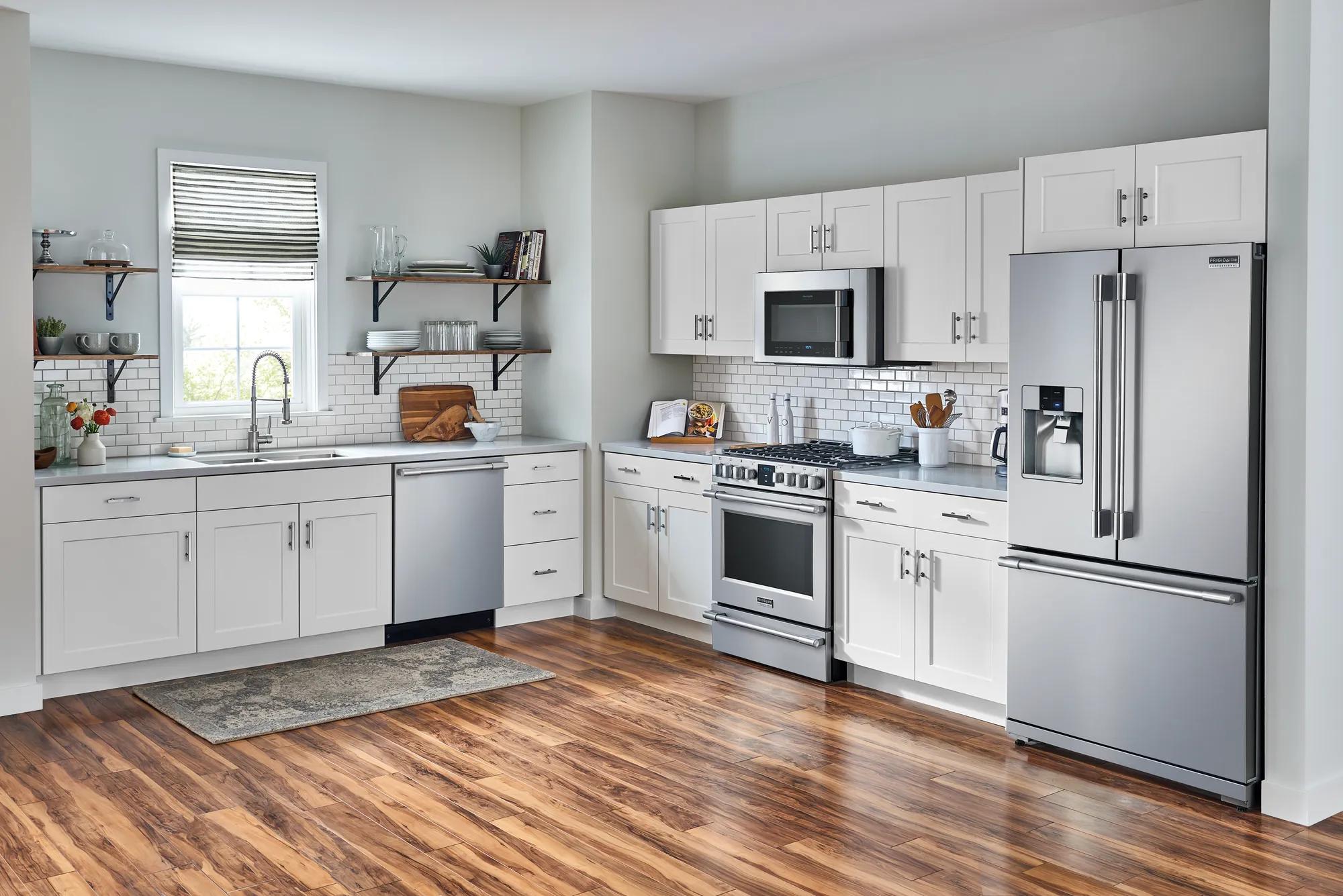 1.8 Cu. Ft. 2-In-1 Over-The-Range Convection Microwave Stainless Steel ...