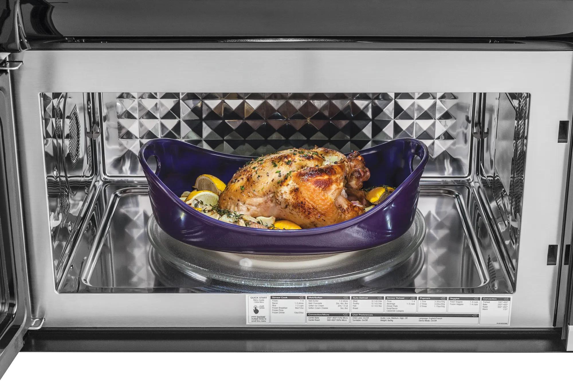 1.8 Cu. Ft. 2-In-1 Over-The-Range Convection Microwave Stainless Steel ...