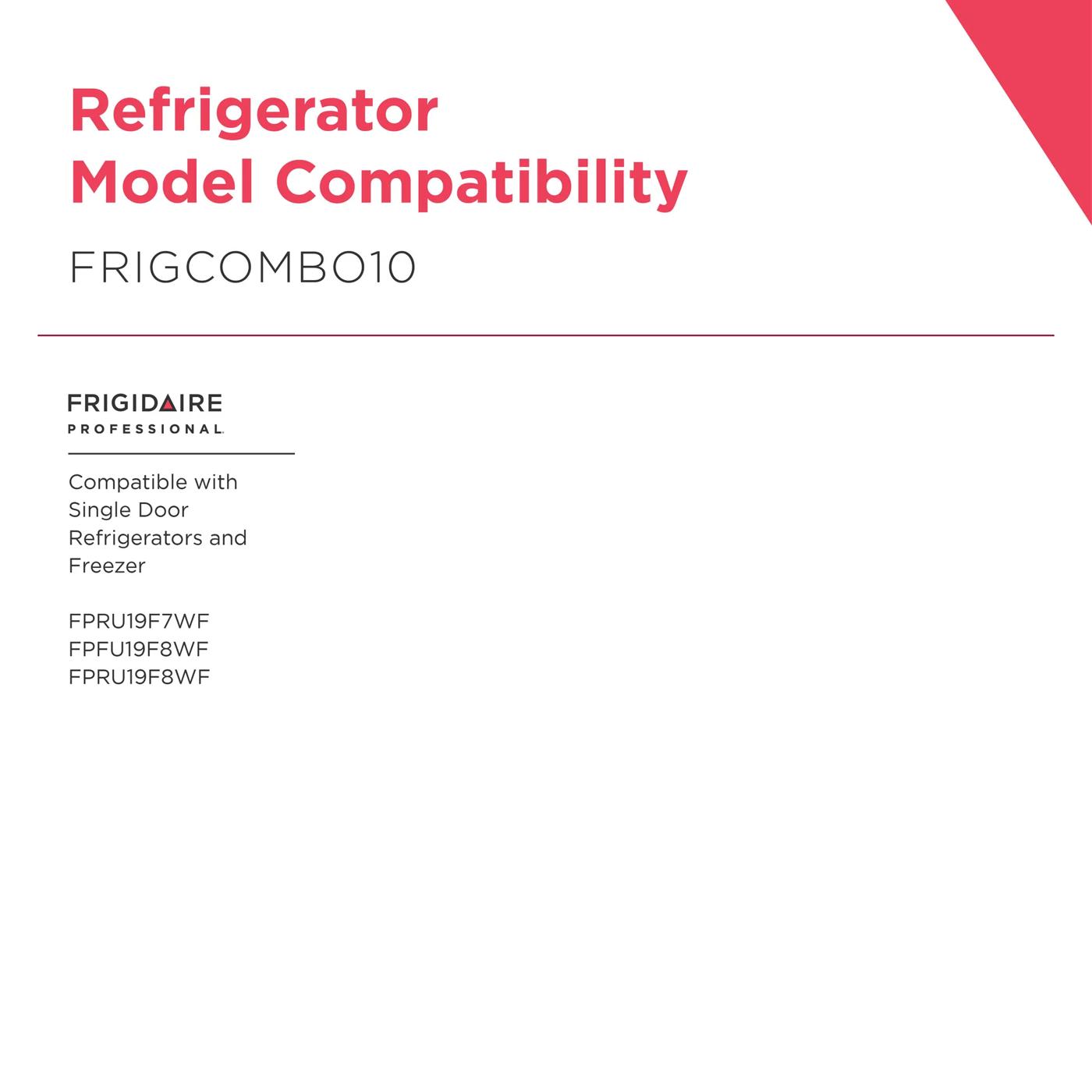 Frigidaire Frigidaire Professional Single-Door Refrigerator and Freezer ...