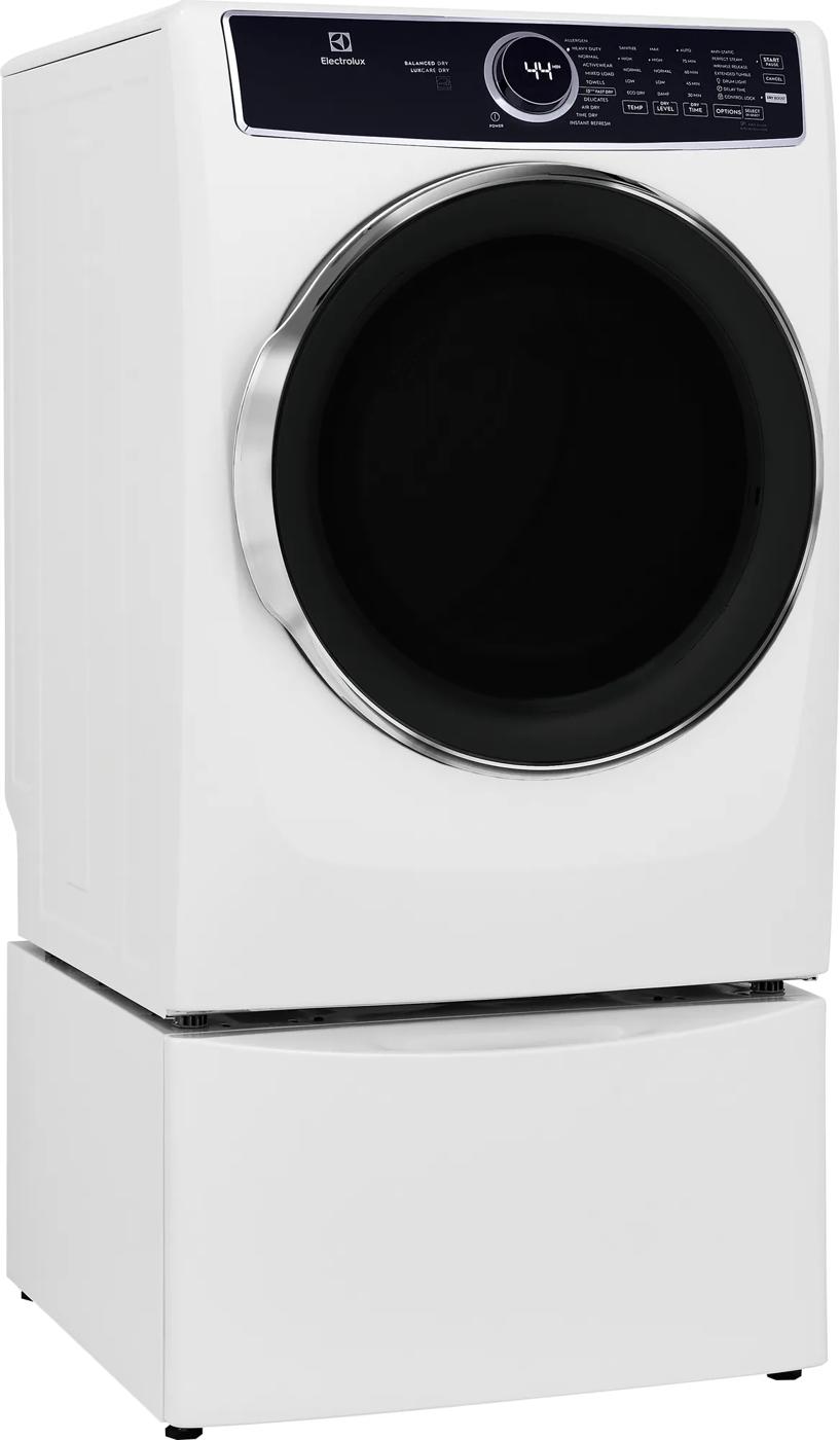 Electrolux - ELFE7637AW - Front Load Perfect Steam™ Electric Dryer with ...