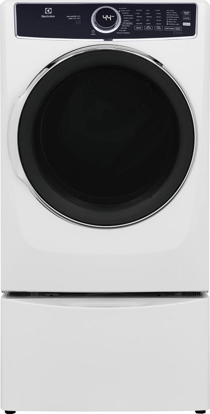 Electrolux - ELFE7637AW - Front Load Perfect Steam™ Electric Dryer with ...