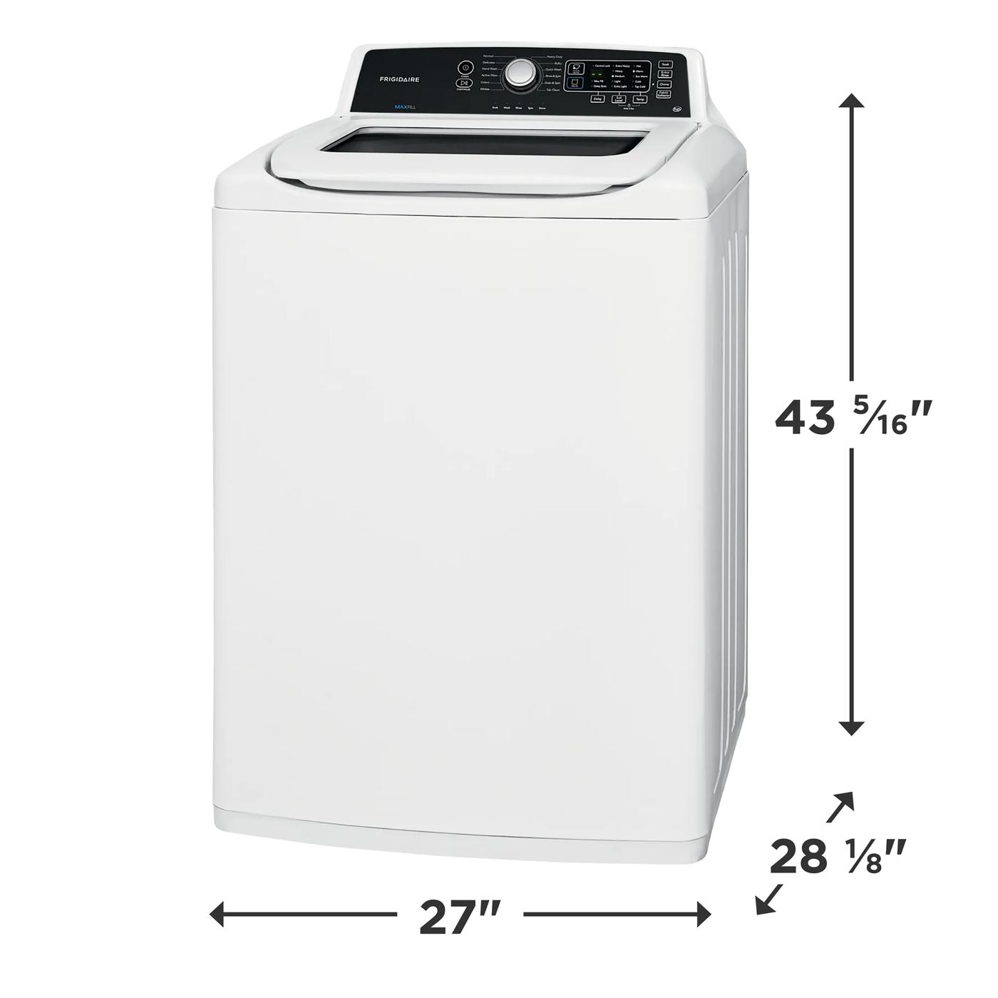 Product Support: Frigidaire 4.7 Cu. Ft. I.E.C. High Efficiency Top Load ...