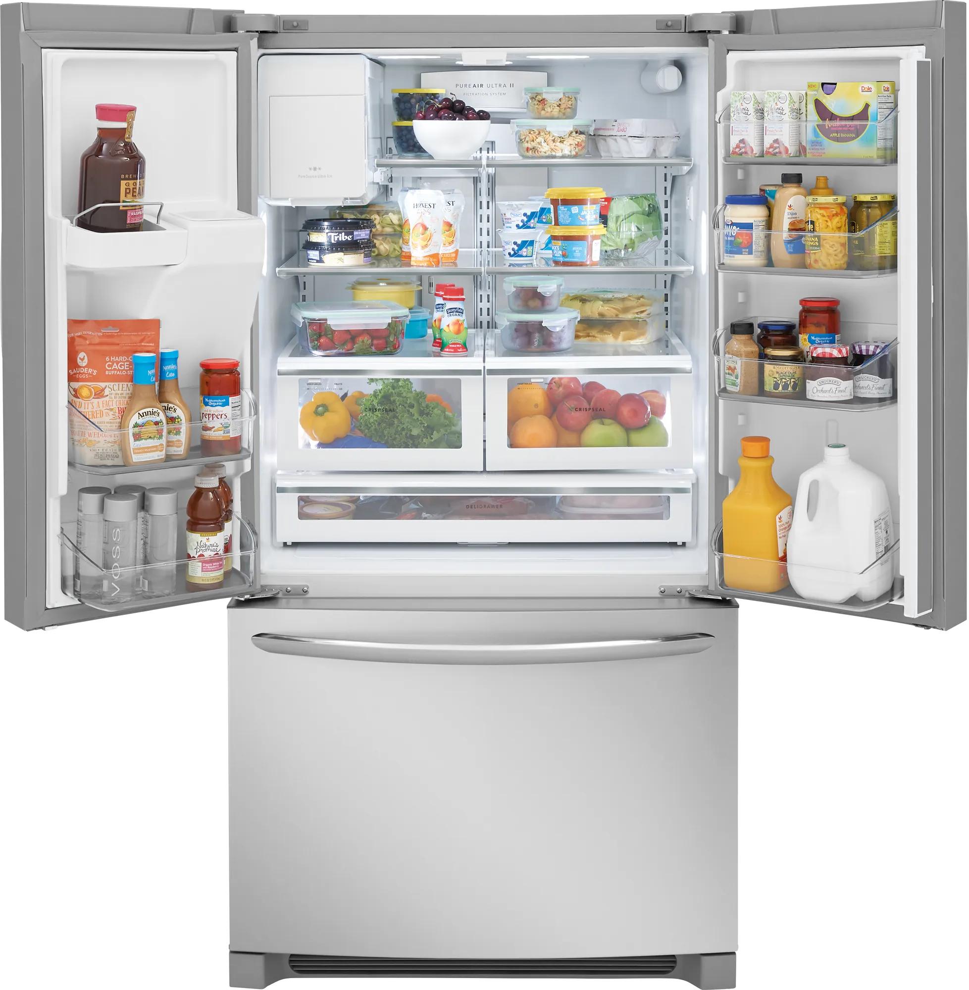 26.8 Cu. Ft. French Door Refrigerator Stainless Steel-FGHB2868TF ...