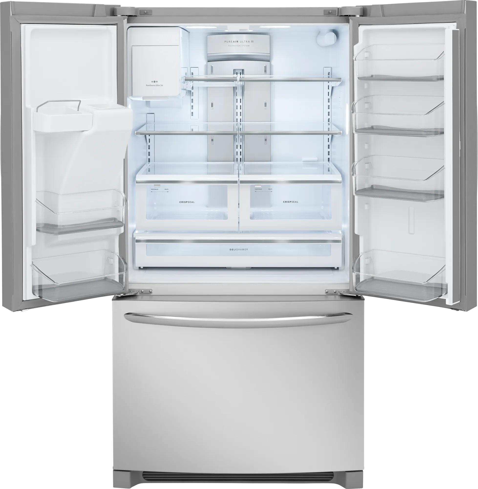 26.8 Cu. Ft. French Door Refrigerator Stainless Steel-FGHB2868TF ...