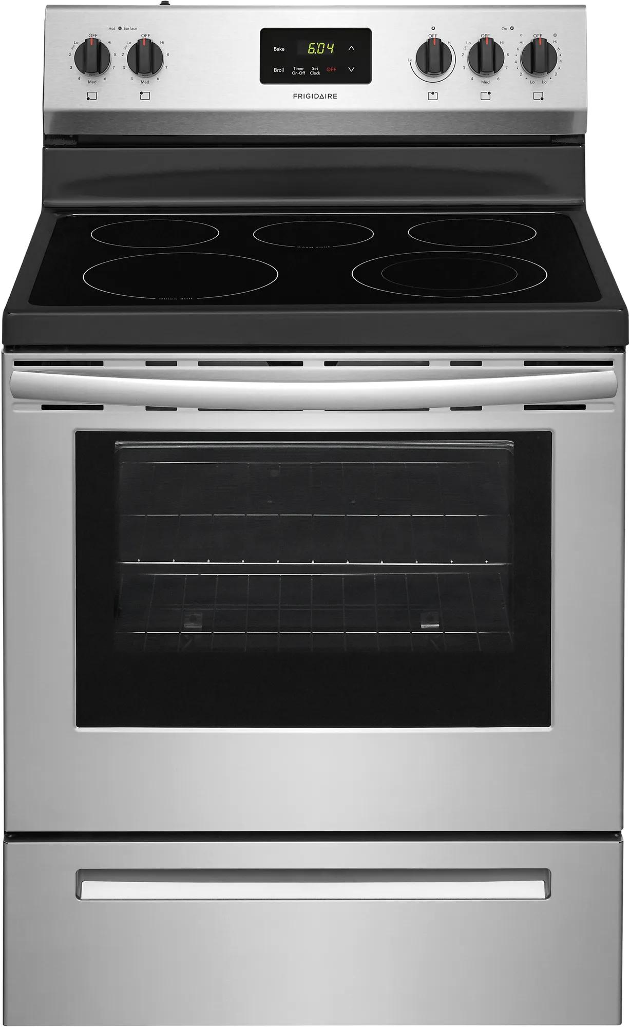 30" Electric Range Stainless Steel-FCRE3052AS | Frigidaire