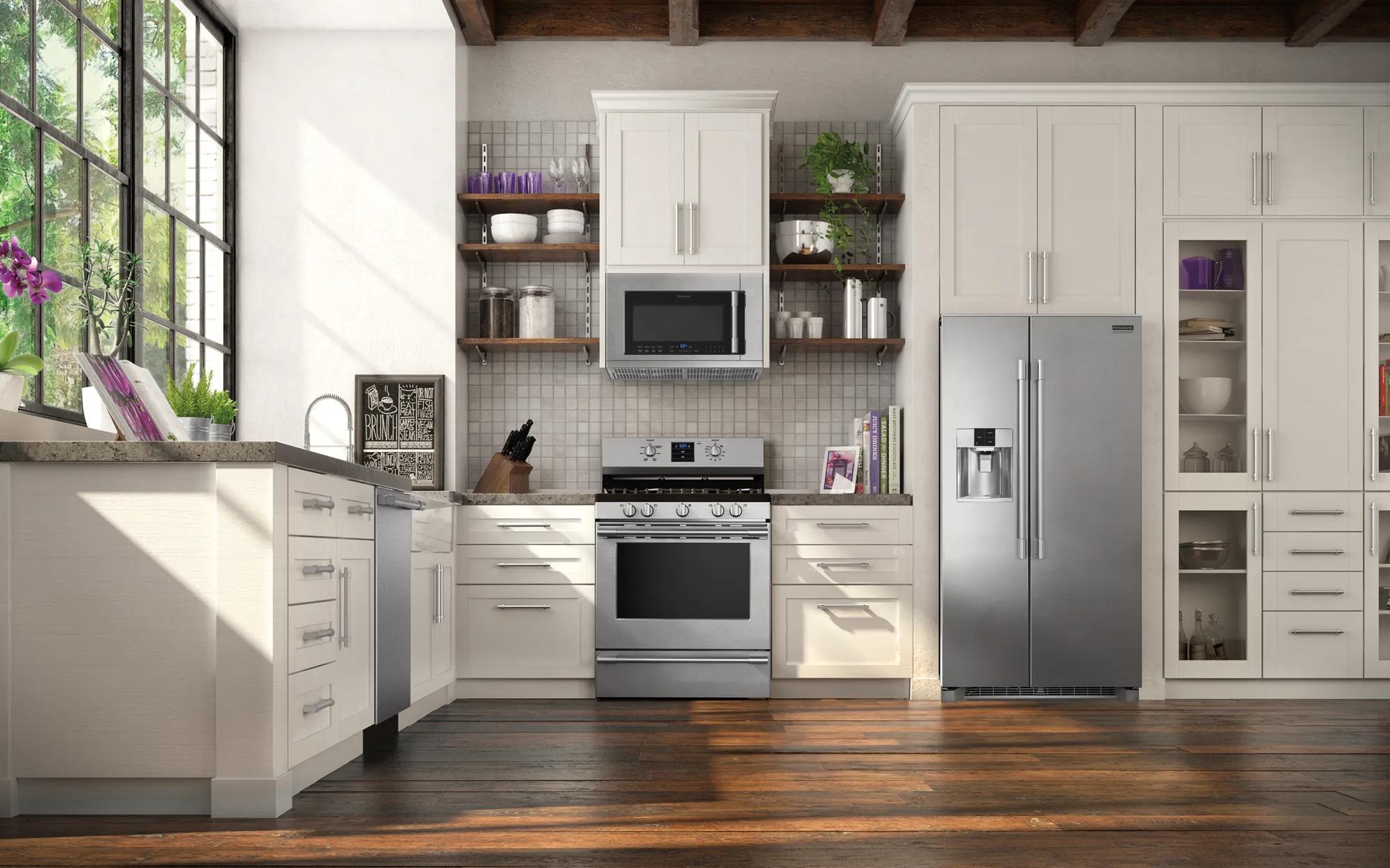 1.8 Cu. Ft. 2-In-1 Over-The-Range Convection Microwave Stainless Steel ...