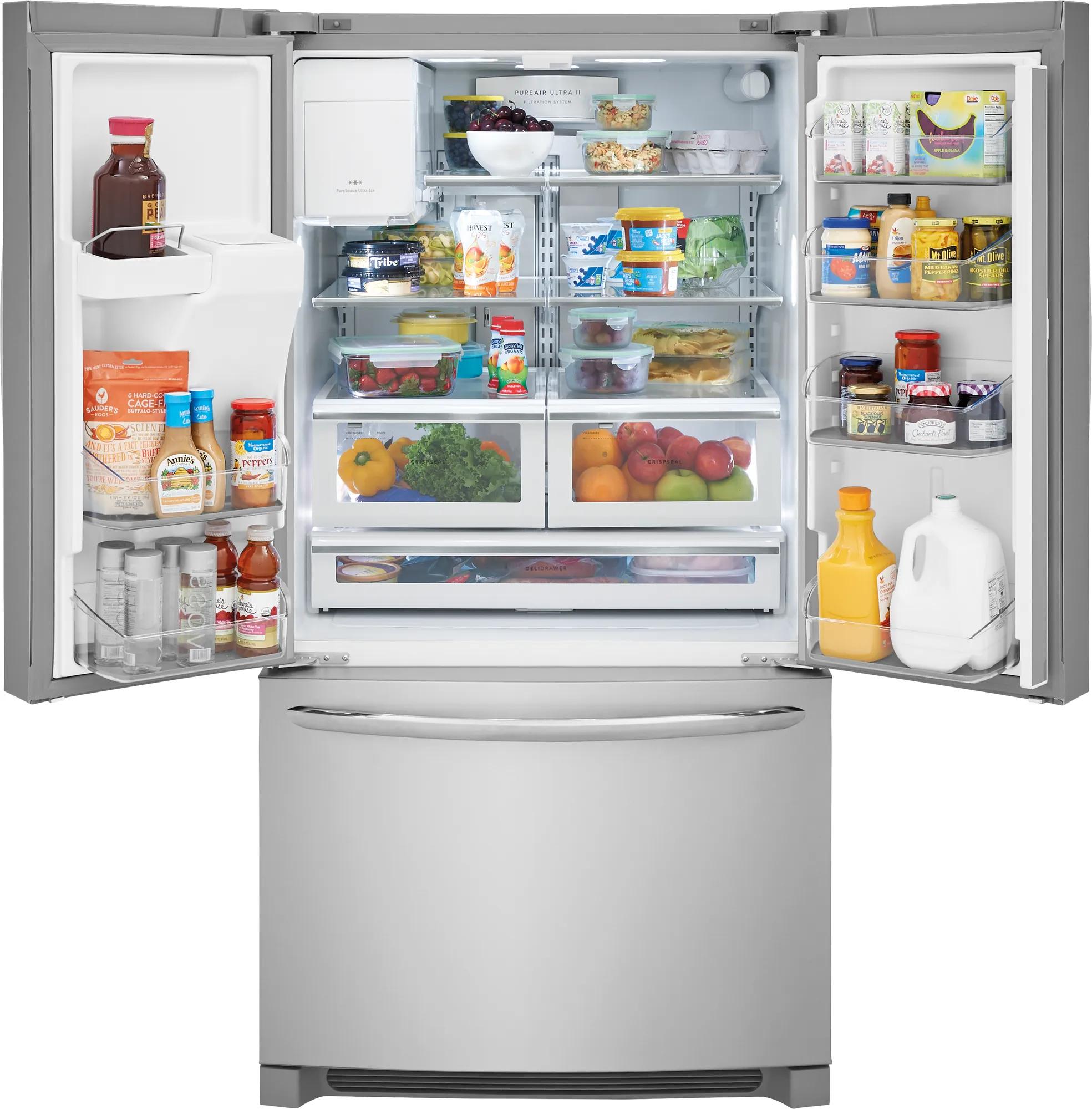 21.7 Cu. Ft. Counter-Depth French Door Refrigerator Stainless Steel ...